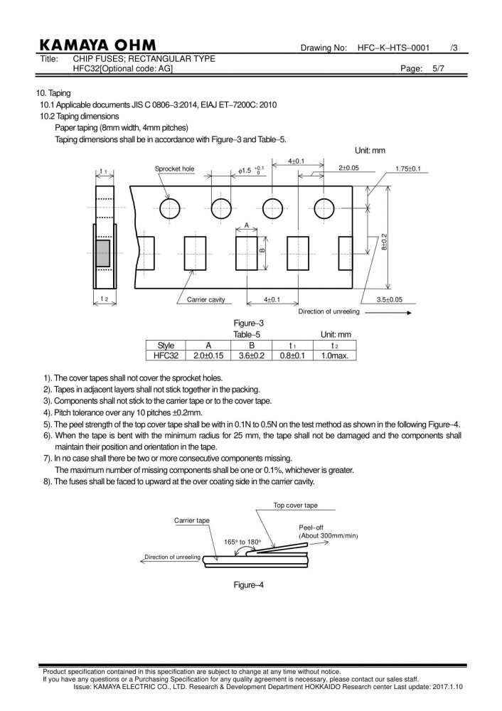 KAMAYA HFC32 specification page 6