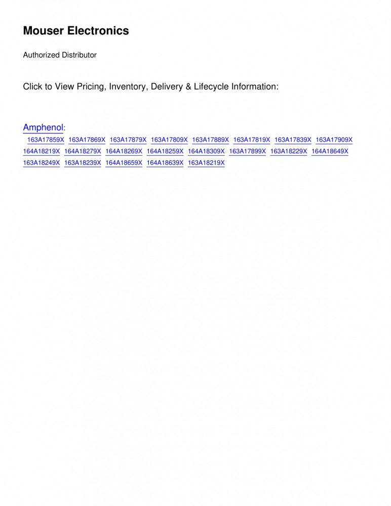 Conec high-density D-Sub technical document, page 2