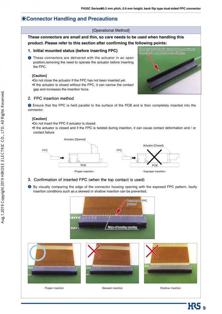 FH35C documentation page 9