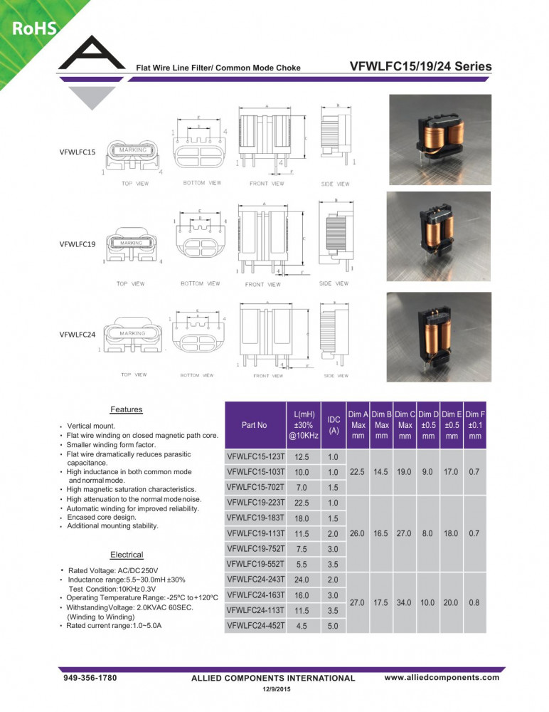 VFWLFC series technical document, page 1