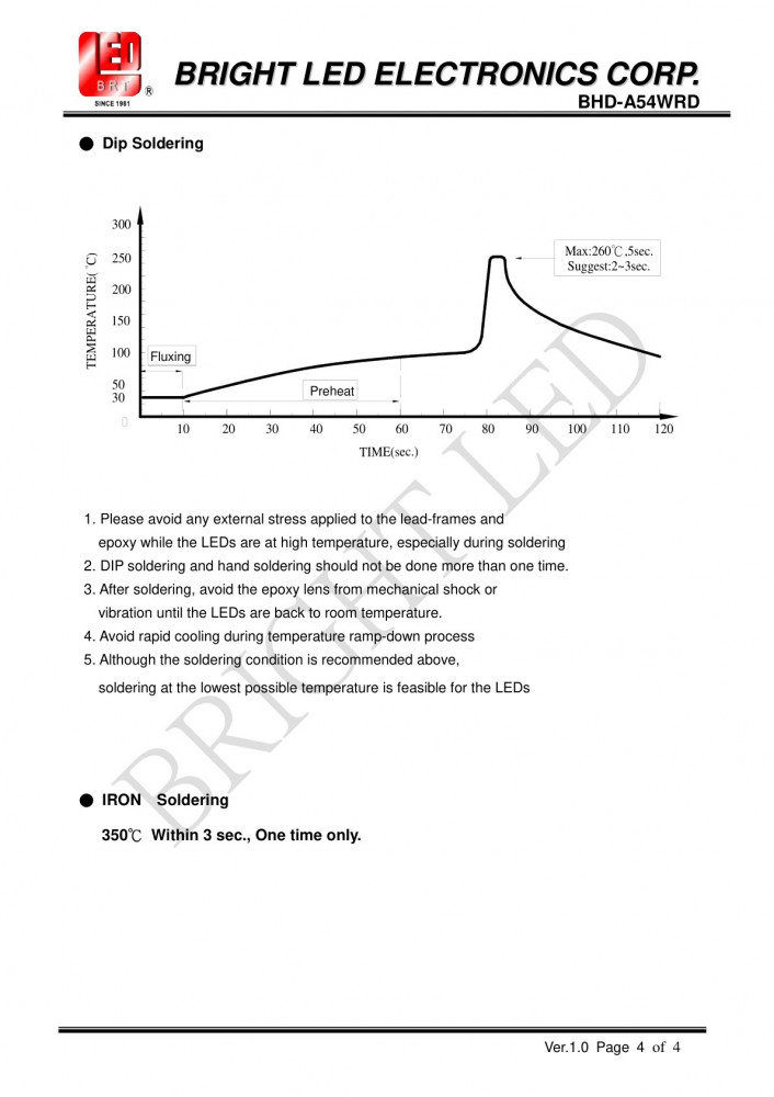 BHD-A54WRD specification page 5