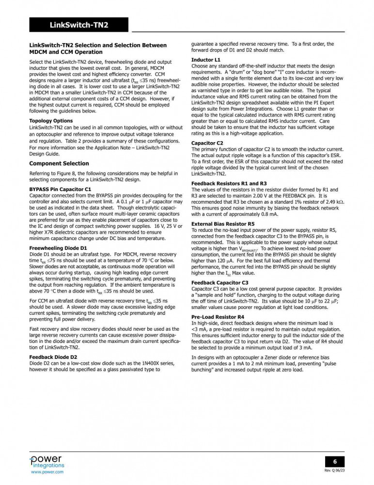 LNK3205P datasheet page 6