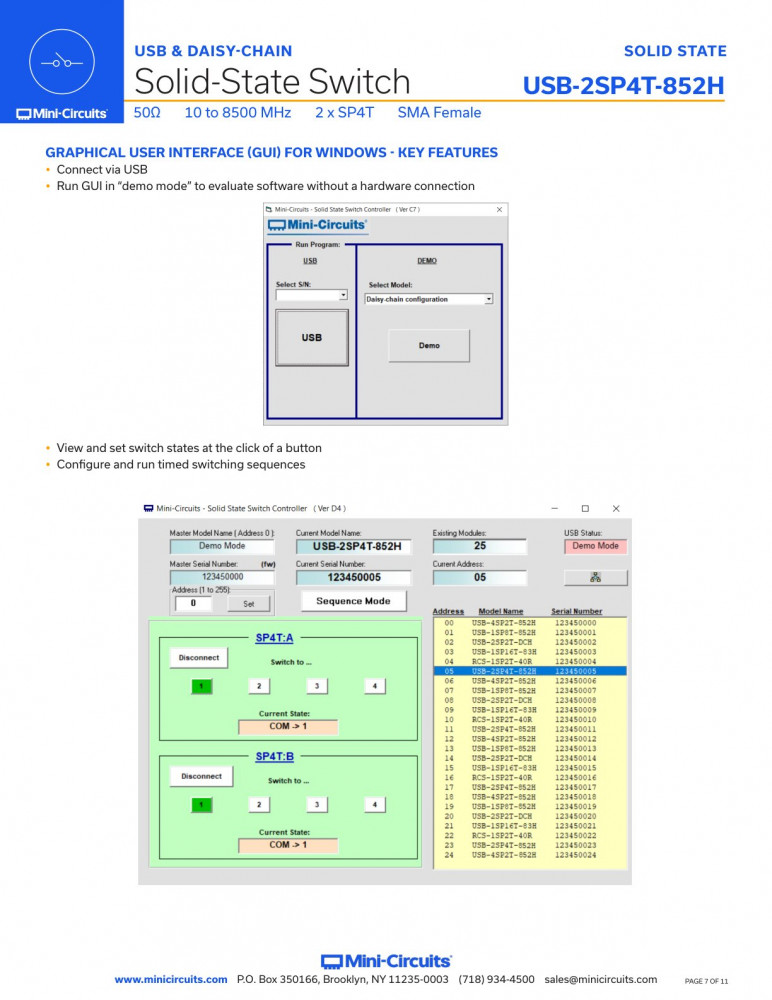 USB-2SP4T-852H technical document page 7