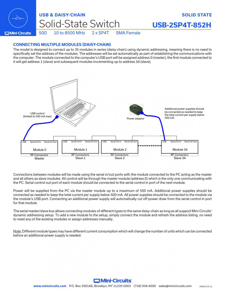 USB-2SP4T-852H technical document page 8