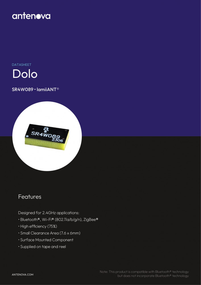 Dolo datasheet page 1