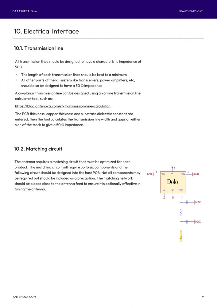 Dolo datasheet page 9