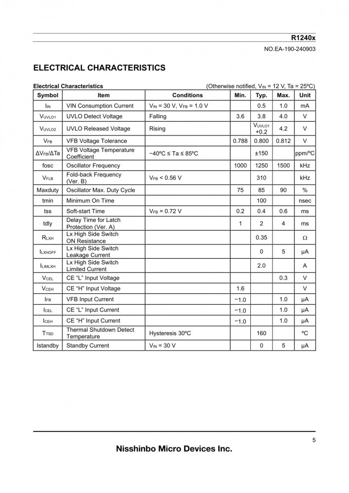 R1240 datasheet page 5