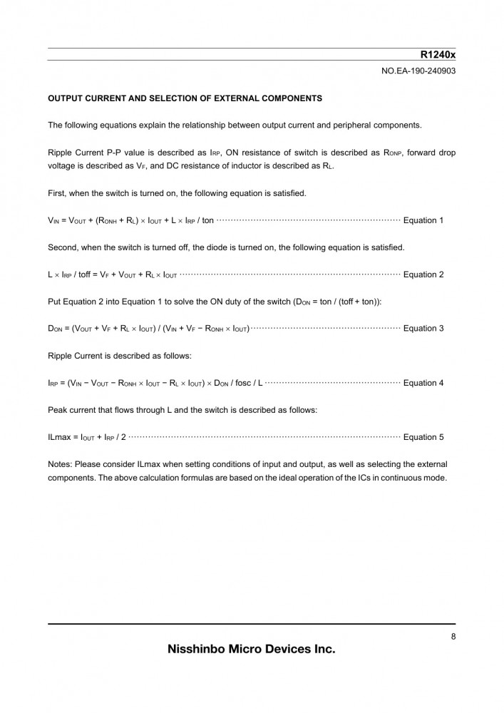 R1240 datasheet page 8