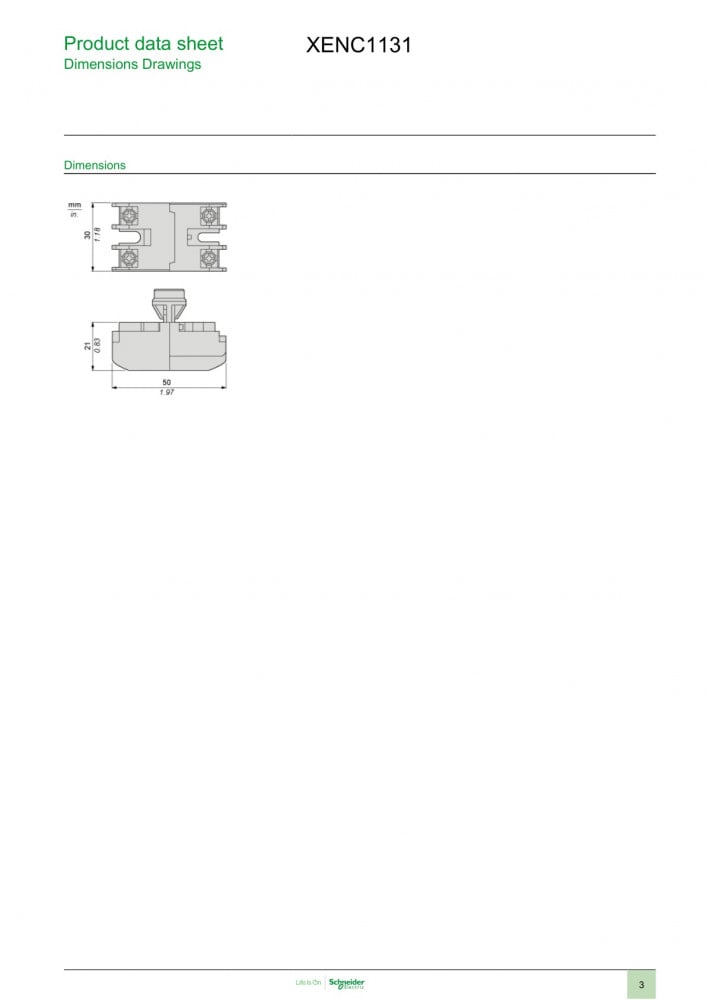 XENC1131 product documentation page 3