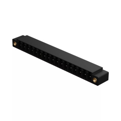 3.81mm Pitch Eurostyle Right-Angle PCB Header, with Threaded Retention Inserts, 17 Circuits for sale