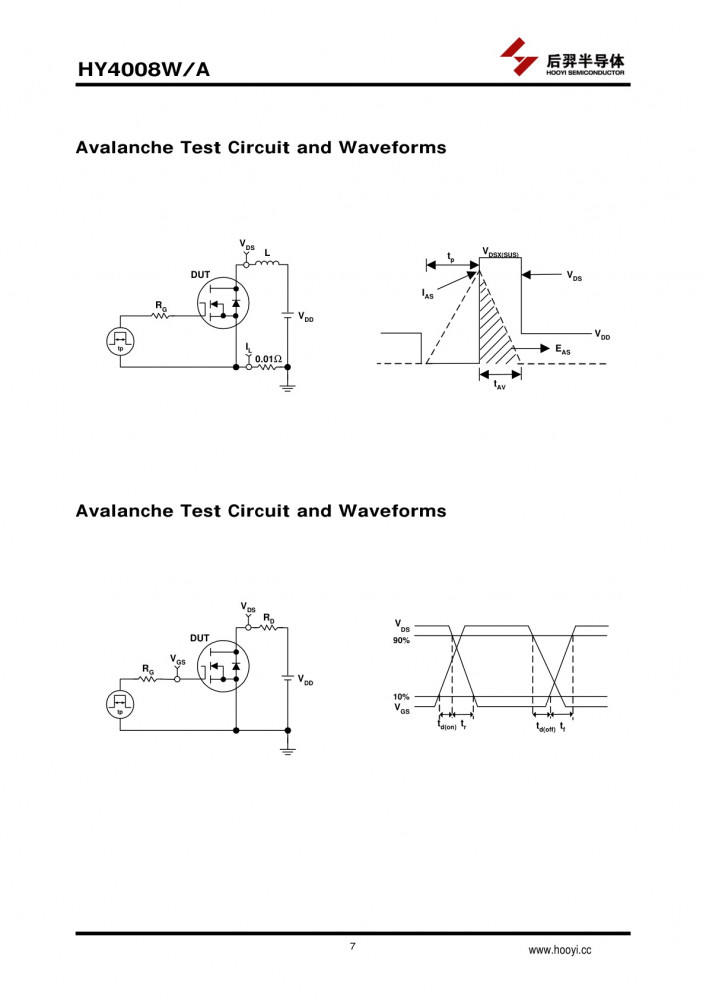 HY4008W datasheet page 7