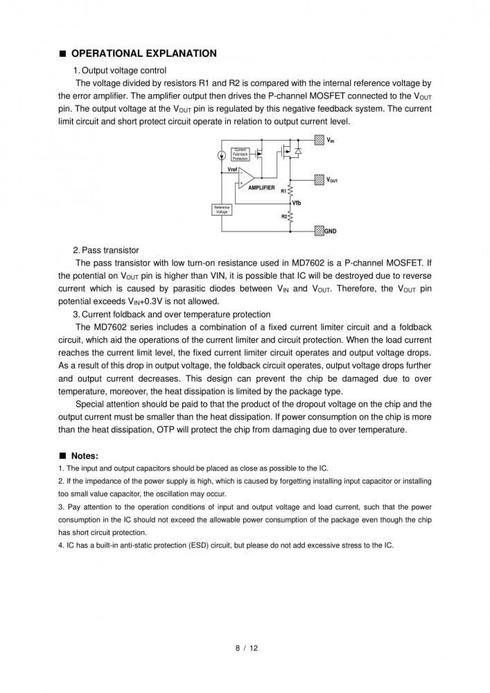 MD7602D12 datasheet page 8