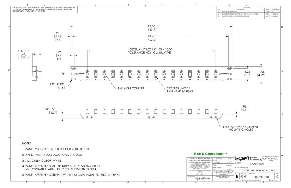 PR175MT16B technical document page