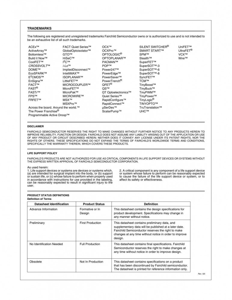 FGA90N30TU datasheet page 8