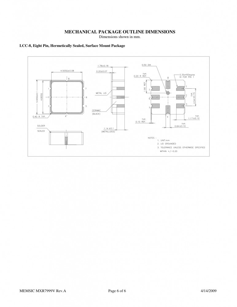 MXR7999V datasheet page 6