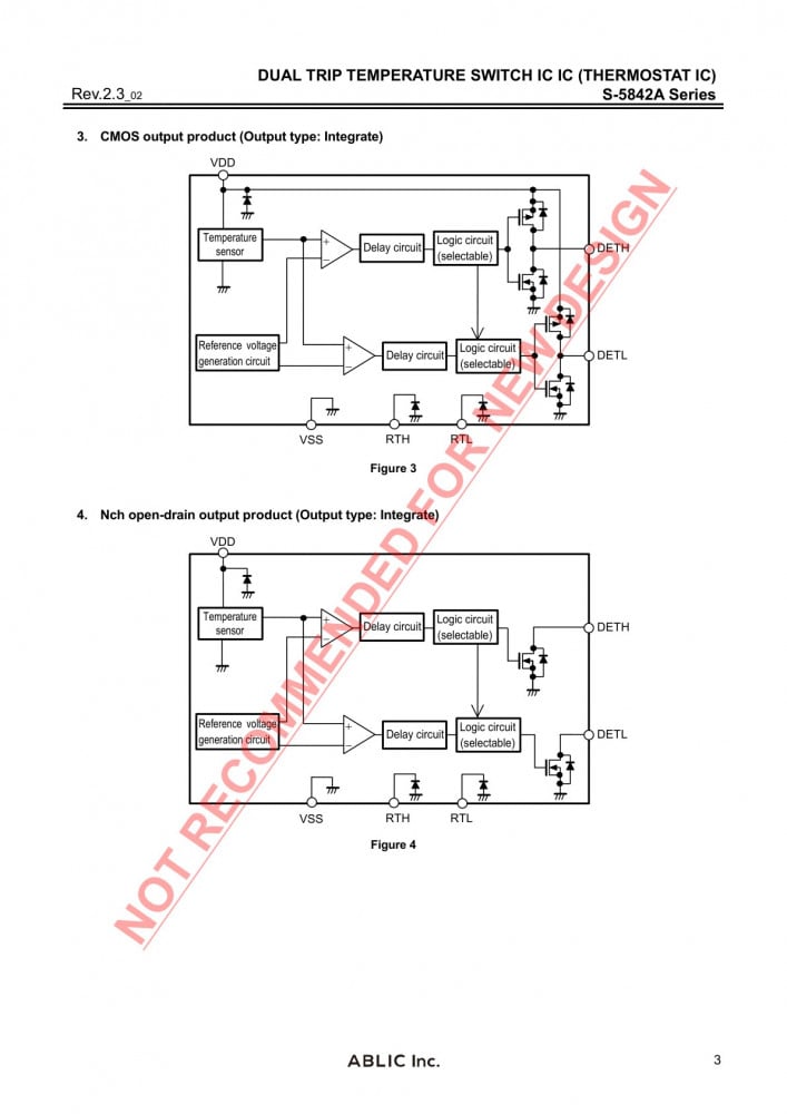 ABLIC S-5842A datasheet page 3