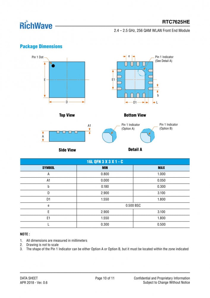 RTC7625HE datasheet page 10