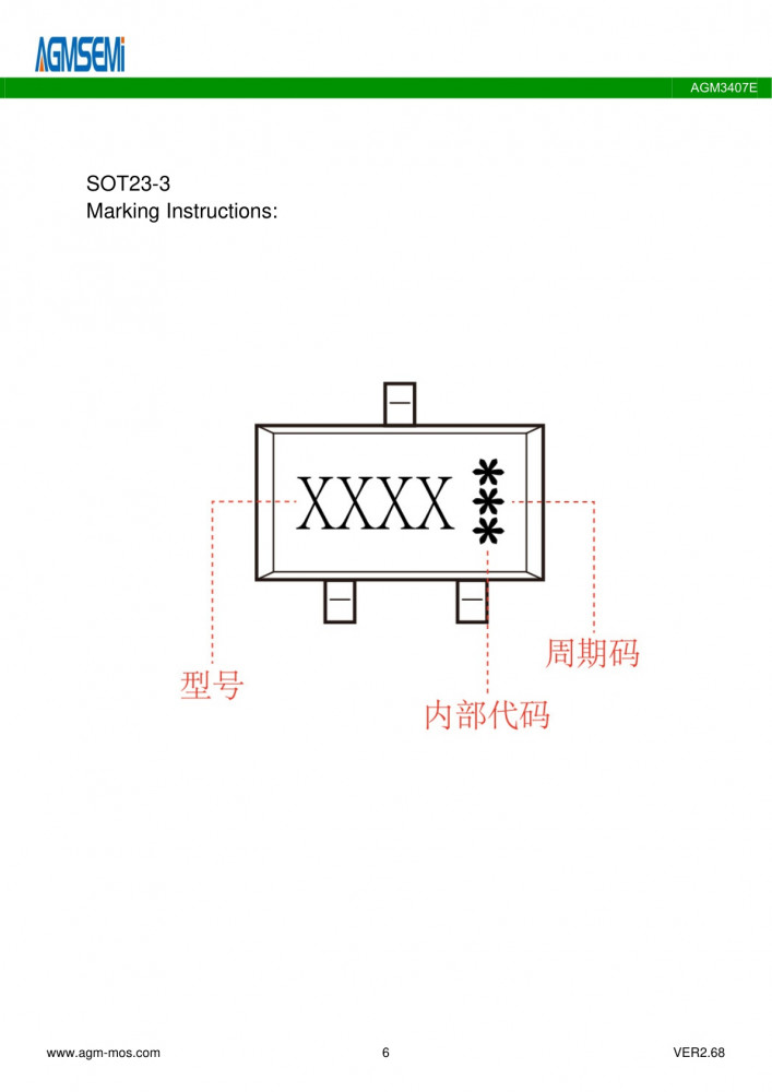 AGM3407E datasheet page 6