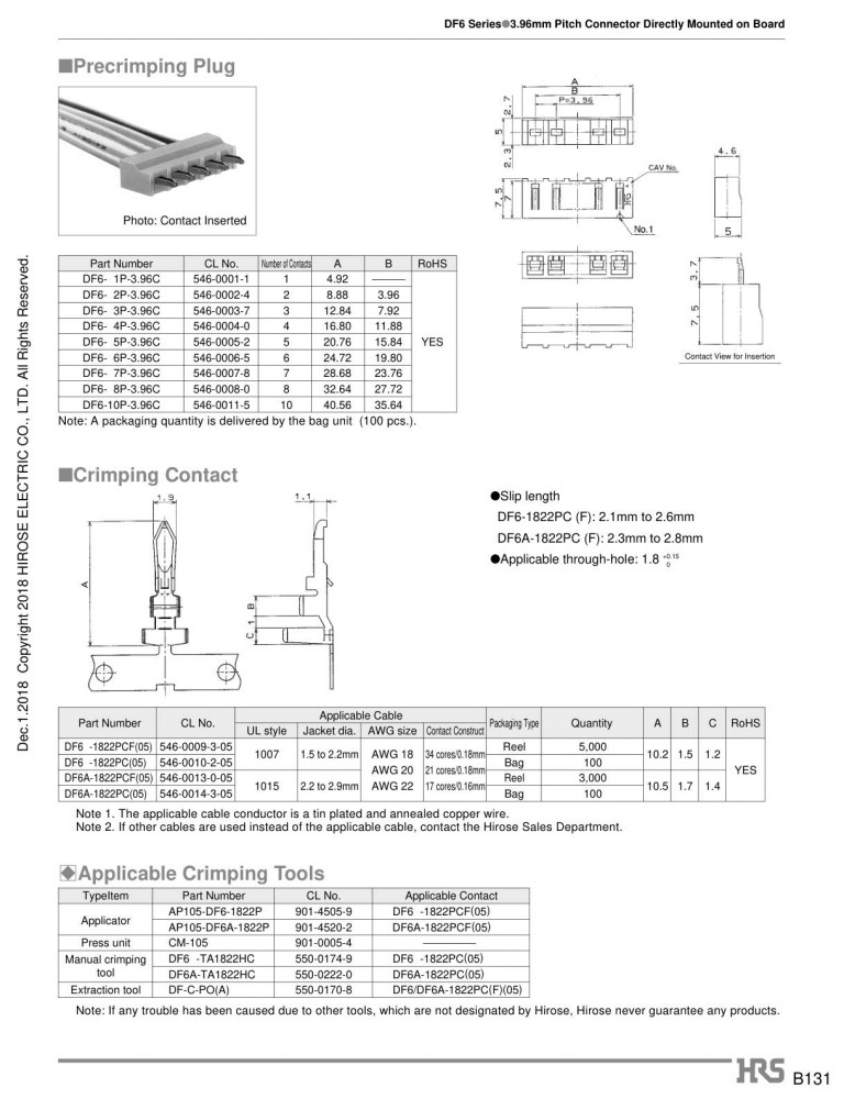 HRS DF6A series technical document page 3