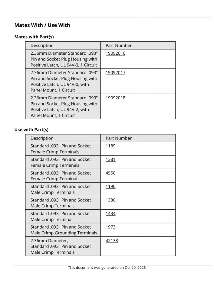 19091016 product document, page 3