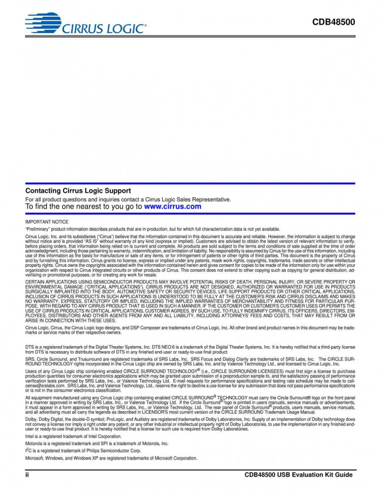 CDB48500-USB guide page 2