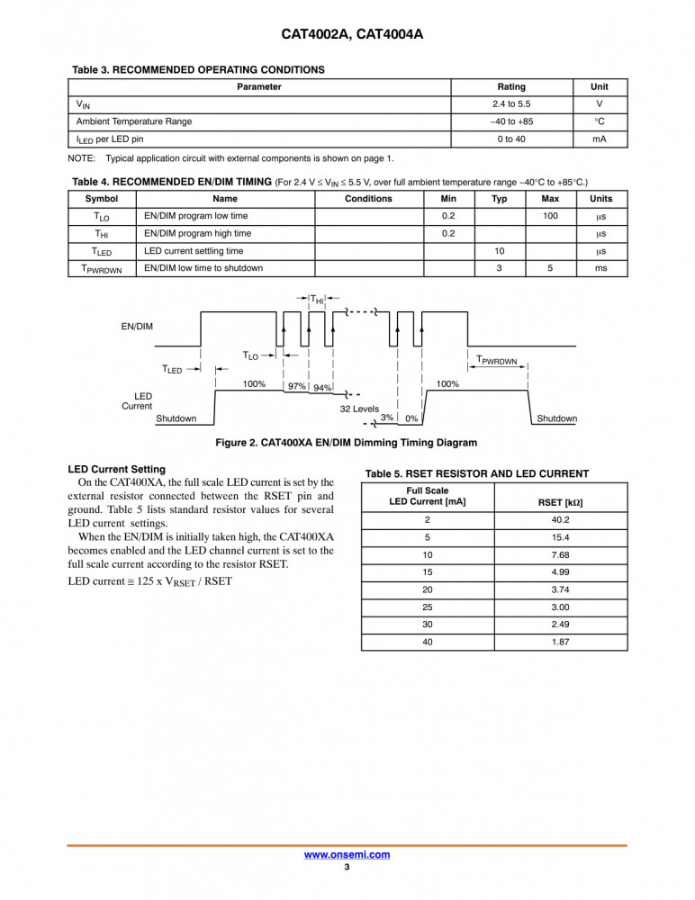 CAT4002A technical document, page 3