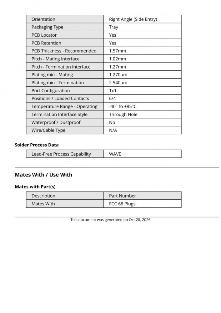 MOLEX 432496104 document image, page 3