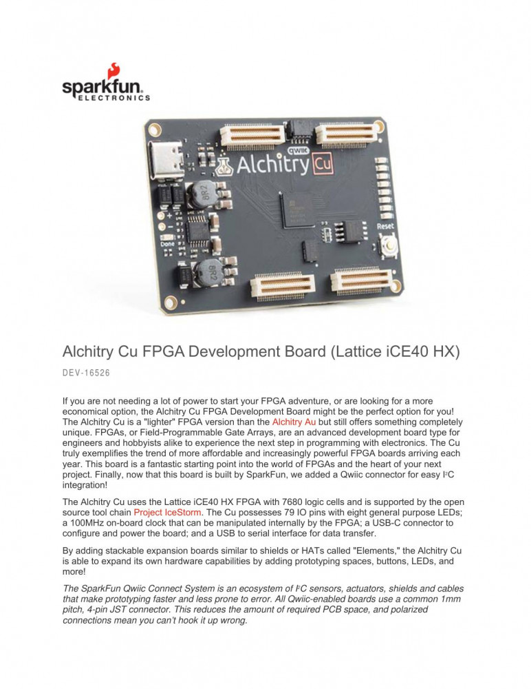 DEV-16526 technical document page 1