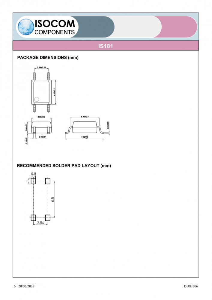 IS181 datasheet page 6