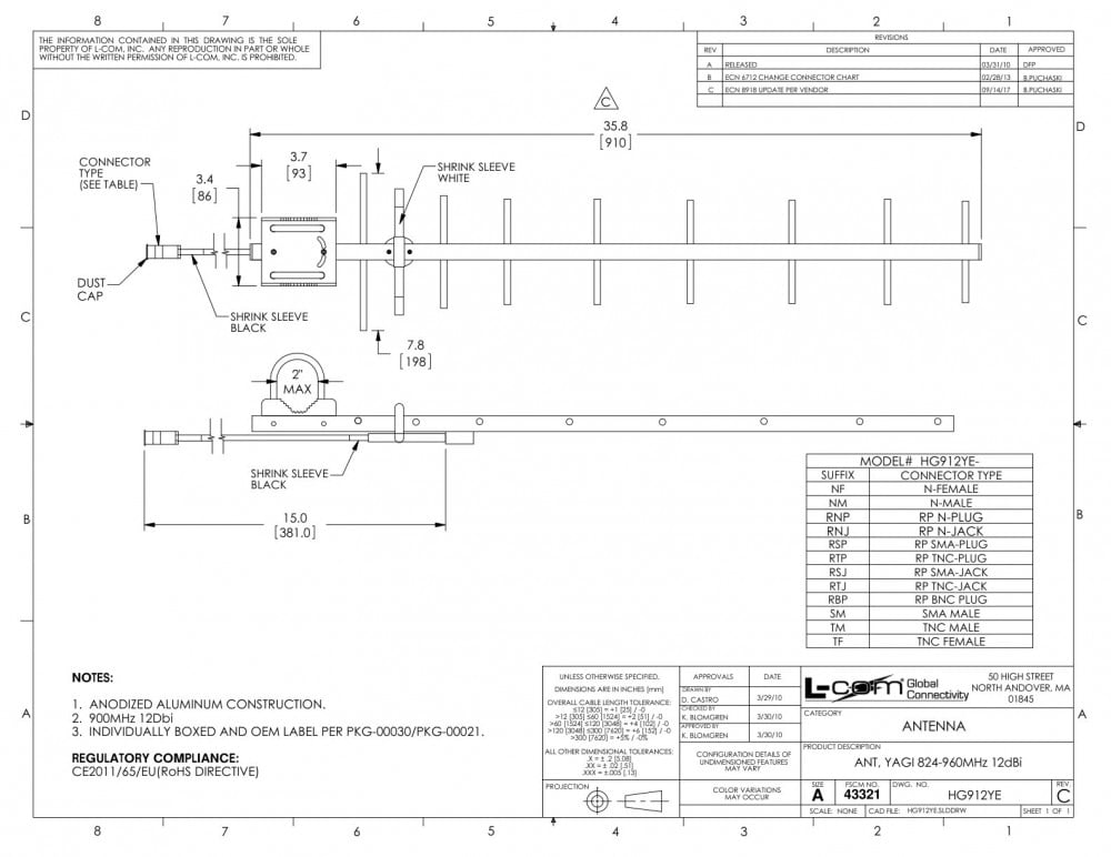 HG912YE-NF technical document preview
