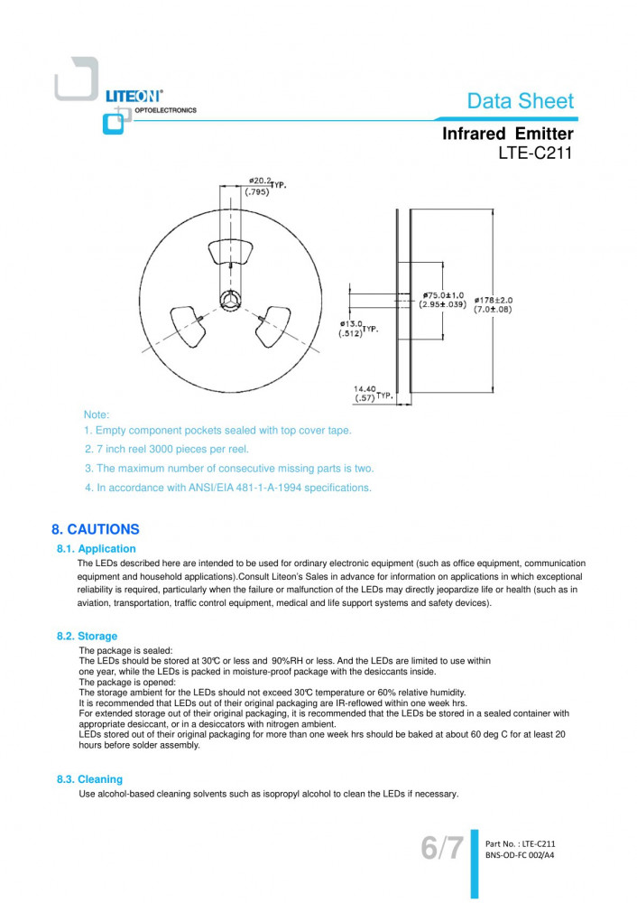 LTE-C211 datasheet page 7