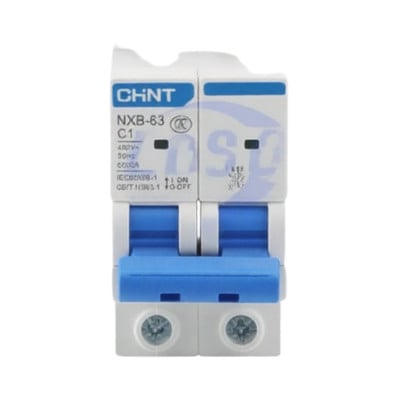 CHINT NXB-63 2P C4A Miniature Circuit Breaker