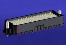 1.20mm by 2.00mm Pitch HD Mezz Plug, 143 Circuits, 18.00mm Unmated Height, 11 Rows, Tin (Sn) Plating for sale