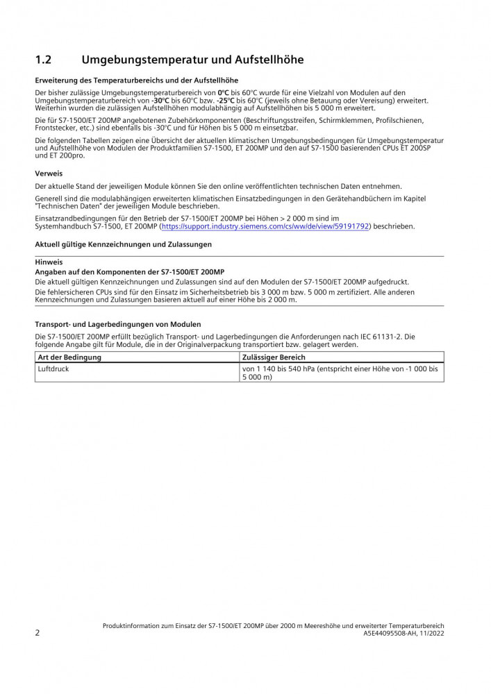 Siemens 75CF14 document page 2