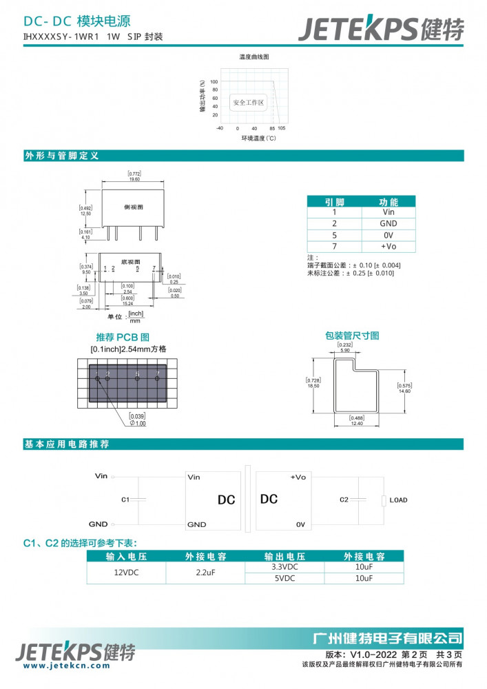 IH0505SY-1WR1 datasheet page 2