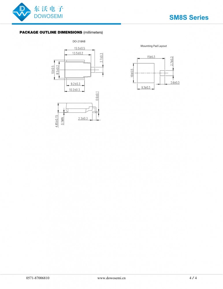 SM8S series datasheet page 4