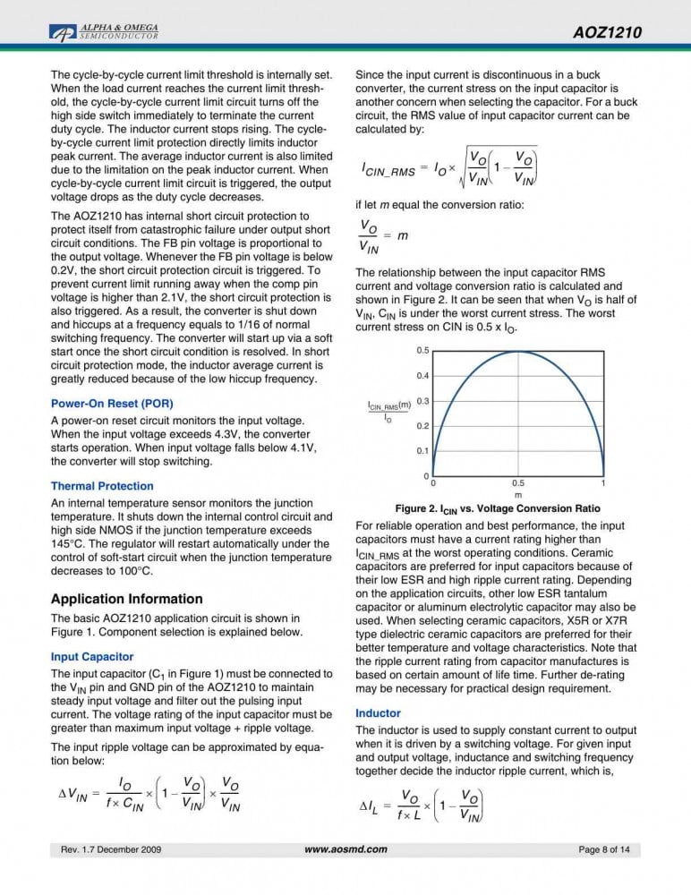 AOZ1210AI datasheet page 8
