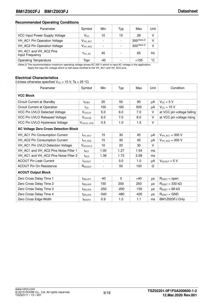 BM1Z002FJ-E2 datasheet page 9