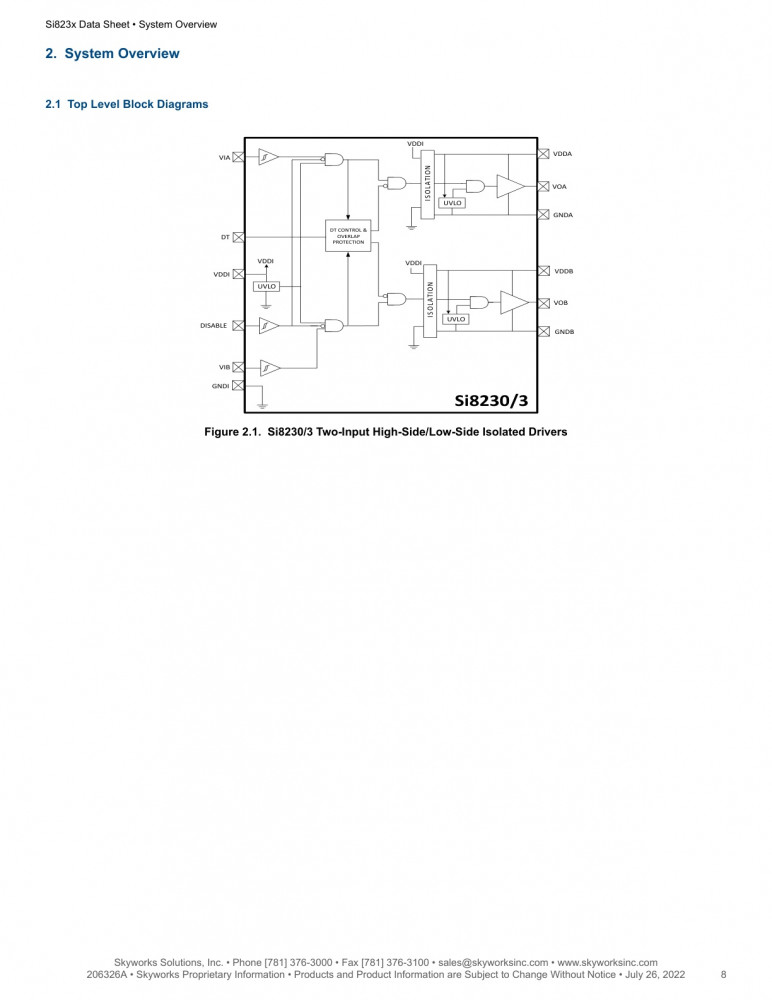 Si823x datasheet page 8