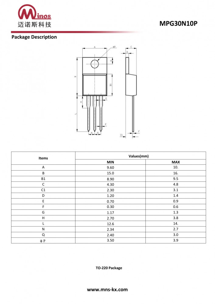 MPG30N10P datasheet page 6