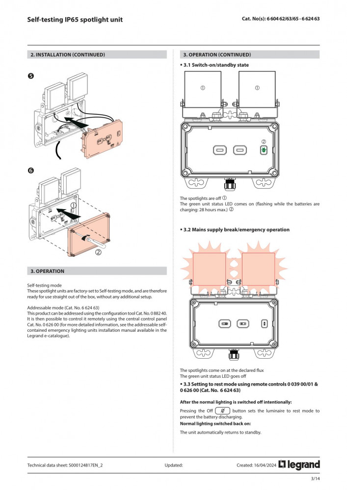 Legrand 660462 technical document page 3