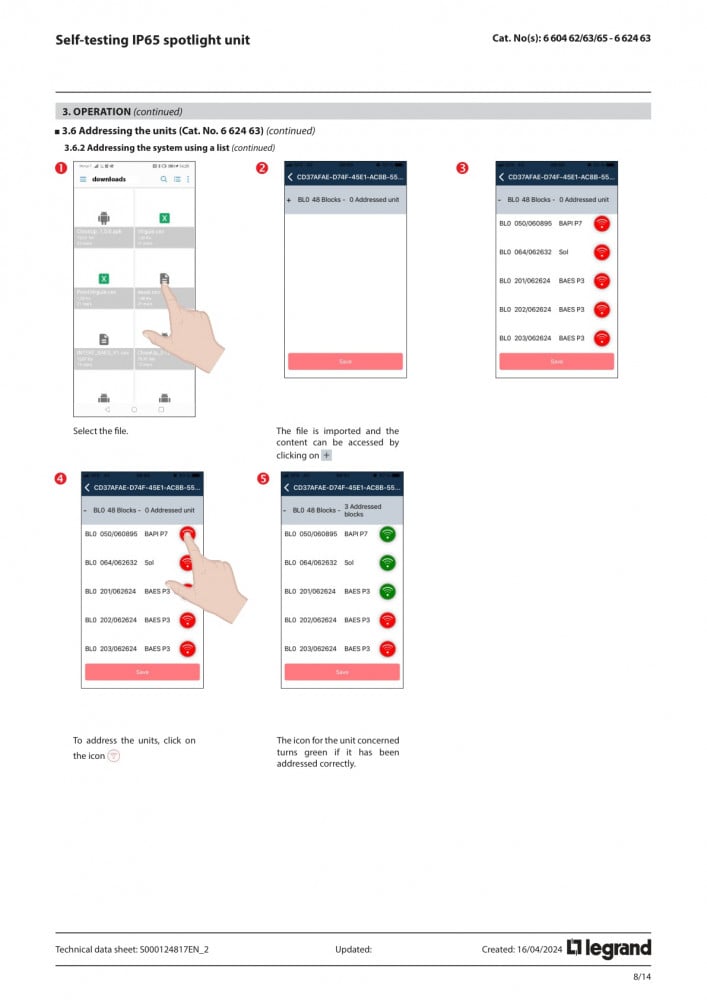 Legrand 660462 technical document page 8