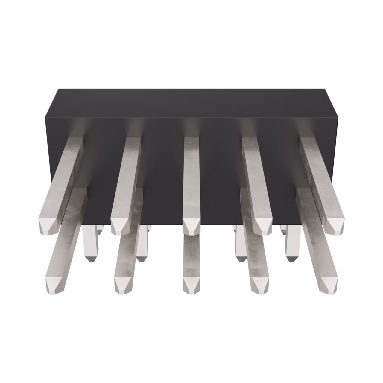 2.00mm Pitch Milli-Grid Header, Right-Angle, Through Hole, 10 Circuits, 2.54µm Tin (Sn) Plating, Mating Pin Length 6.00mm, Tail Length 2.90mm, Tray, Lead-Free for sale