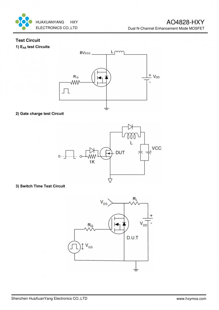 AO4828-HXY datasheet page 3