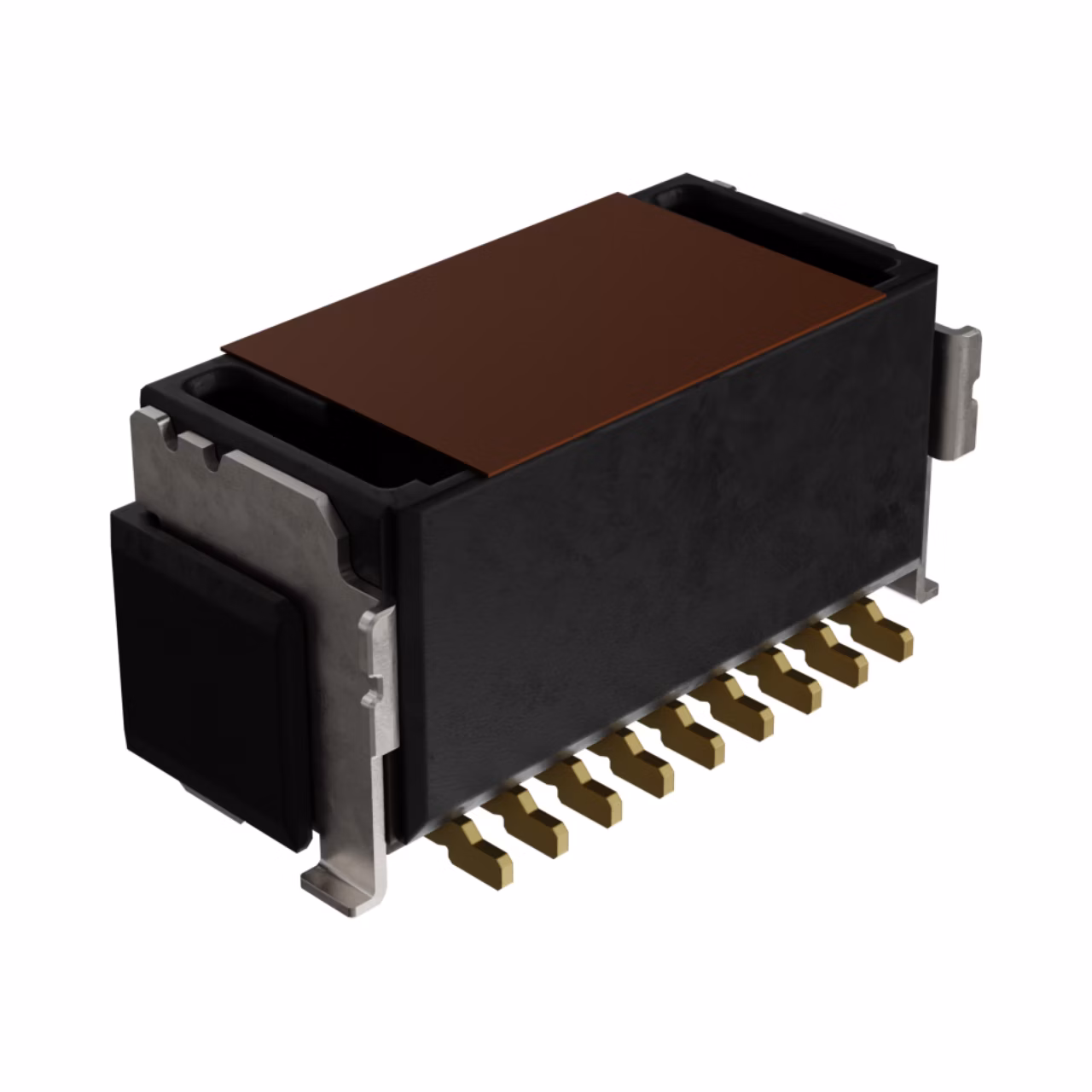 1.00mm Pitch, Rely-On PCB Header, Single Row, Vertical, Surface Mount, 0.38µm Gold (Au) Plating, Inner Positive Lock, 9 Circuits, Black for sale