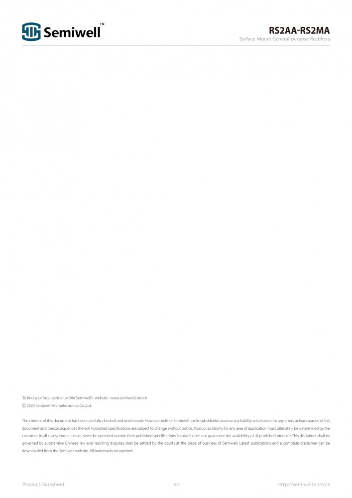 RS2JA datasheet page 5