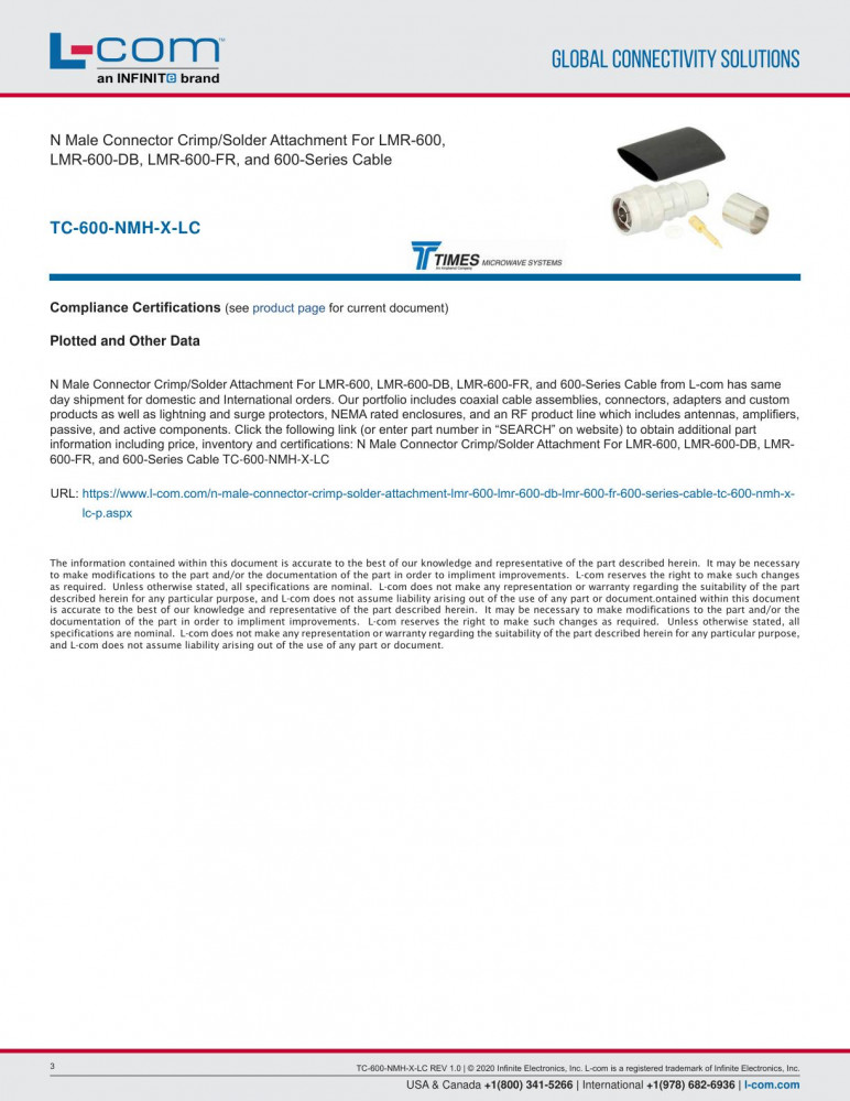 TC-600-NMH-X-LC datasheet page 3