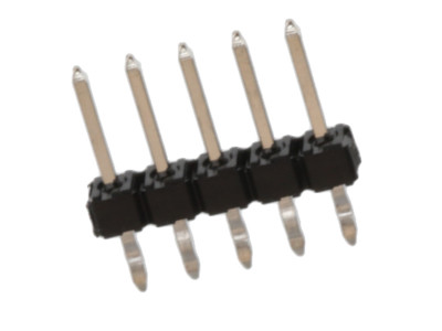 KK 254 Breakaway Header, Vertical, 5 Circuits, Tin (Sn) Plating, Mating Pin Length 6.09mm, with Kinked PC Tails, Bag for sale