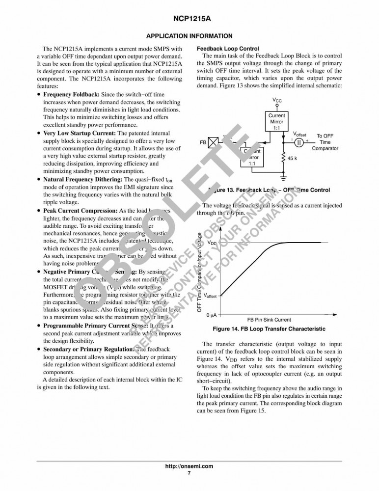 NCP1215A document page 7