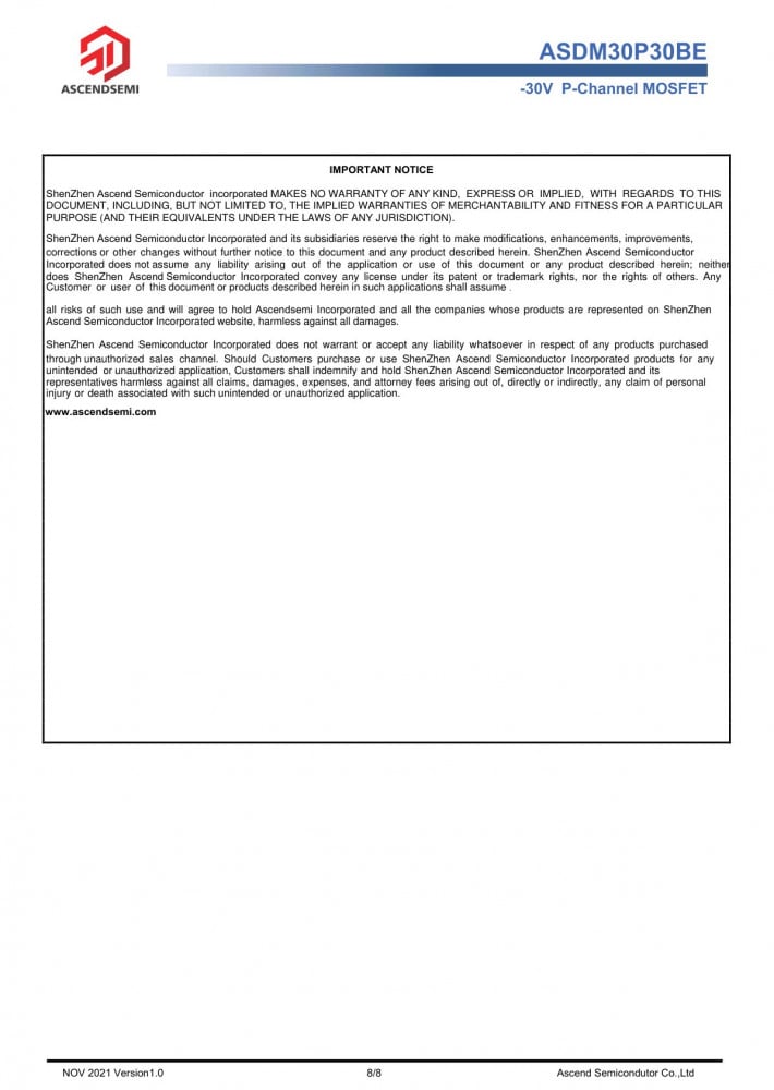 ASDM30P30BE-R datasheet page 8